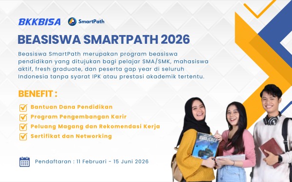 BEASISWA SMARTPATH 2026 | BKKBISA